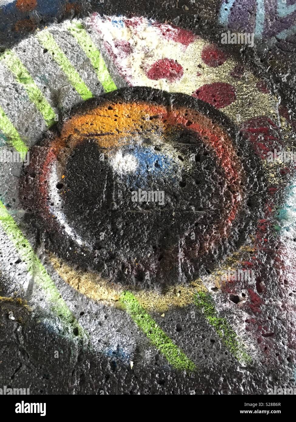 The Eye Graffiti Stock Photo - Alamy