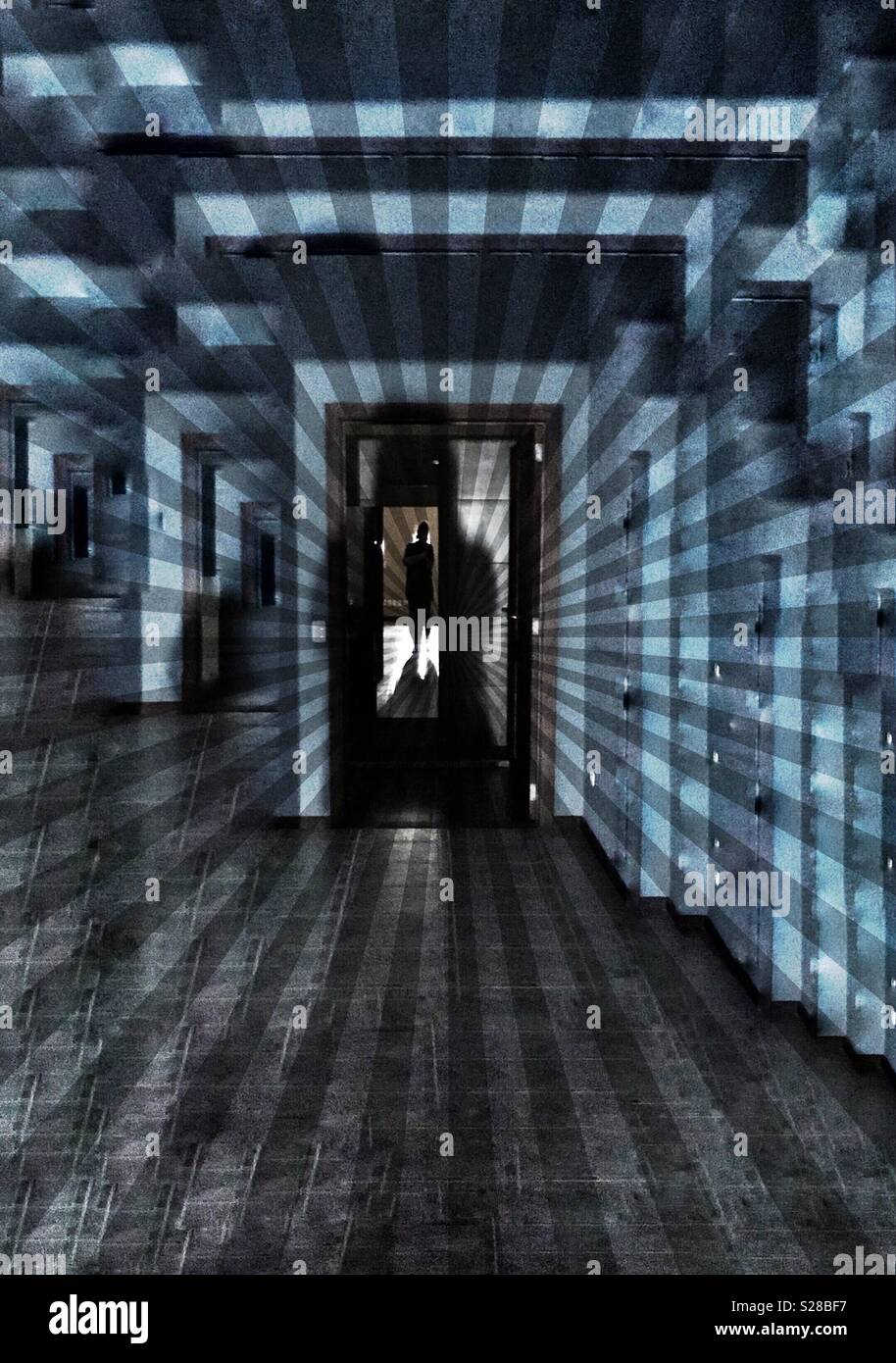 Shadow and mirror Stock Photo - Alamy