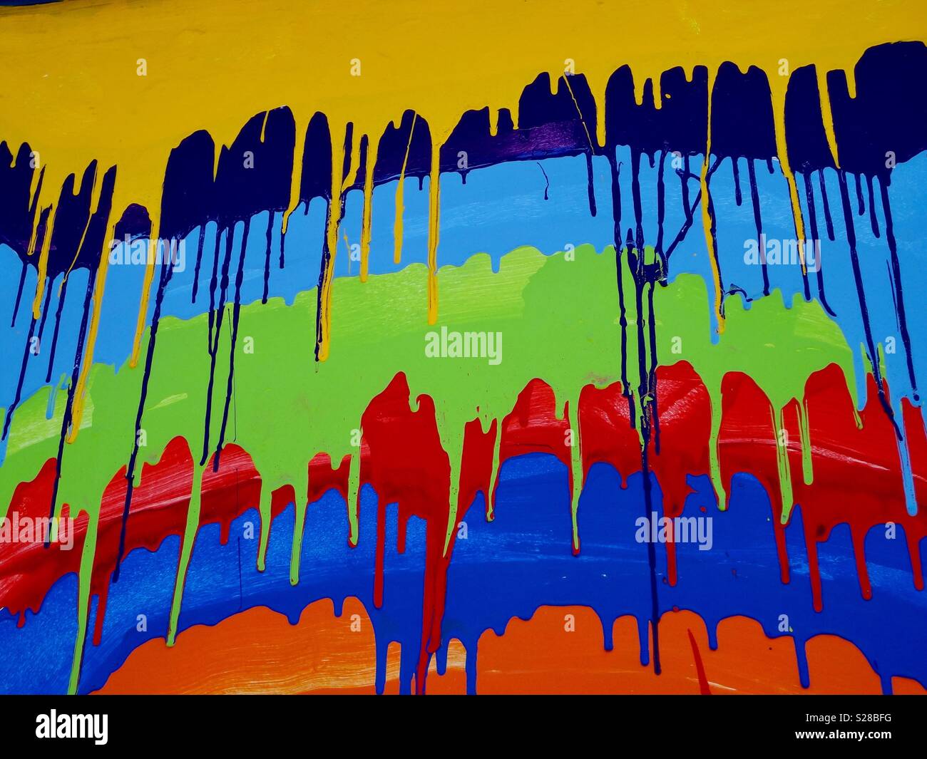 Runny paint hi-res stock photography and images - Alamy