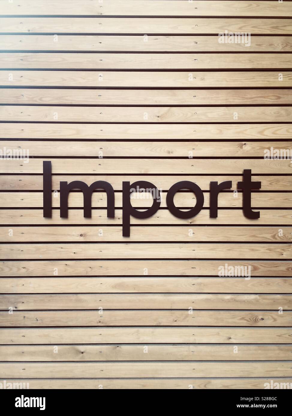Wood import hi-res stock photography and images - Alamy