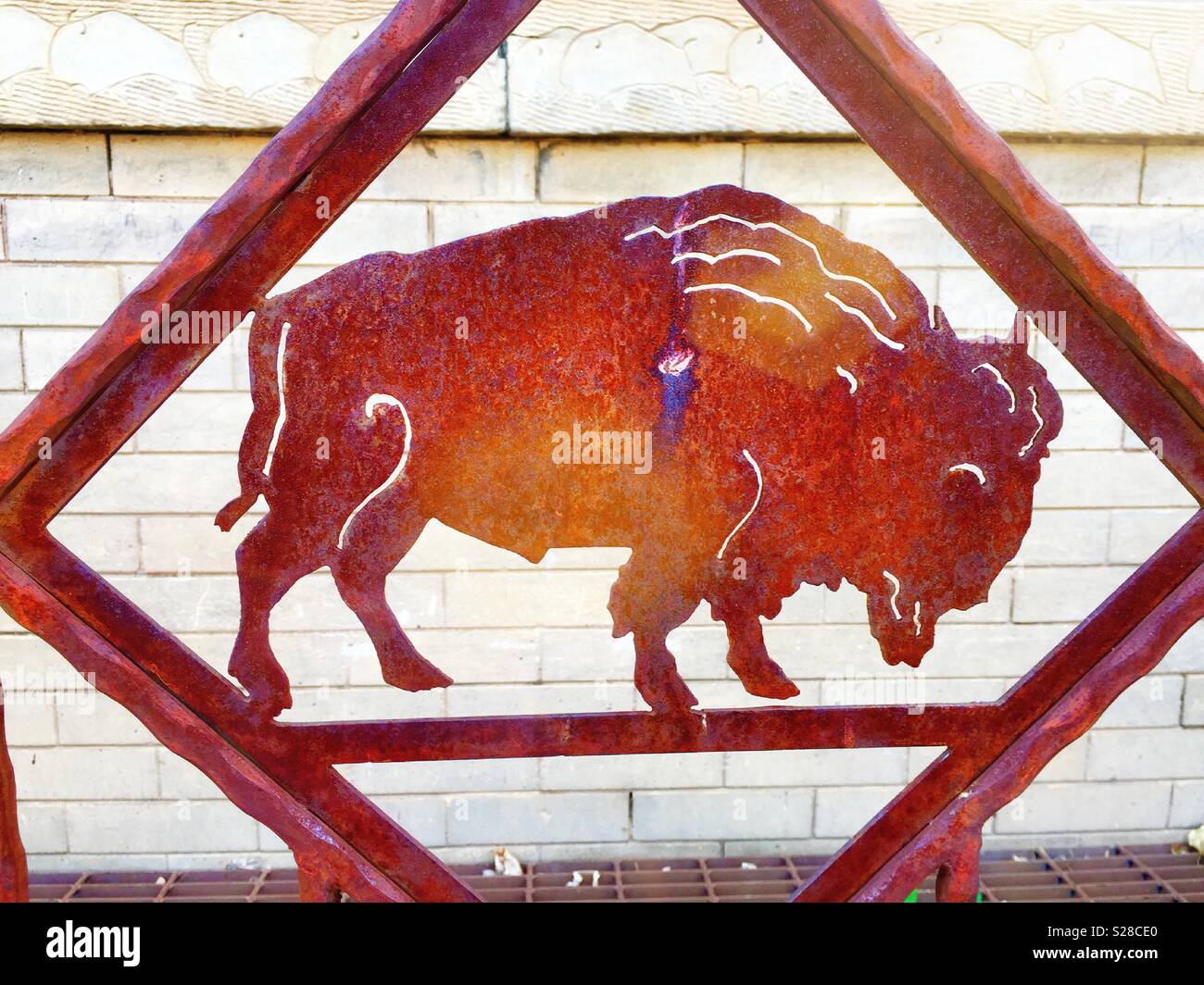 Buffalo fence hi-res stock photography and images - Alamy