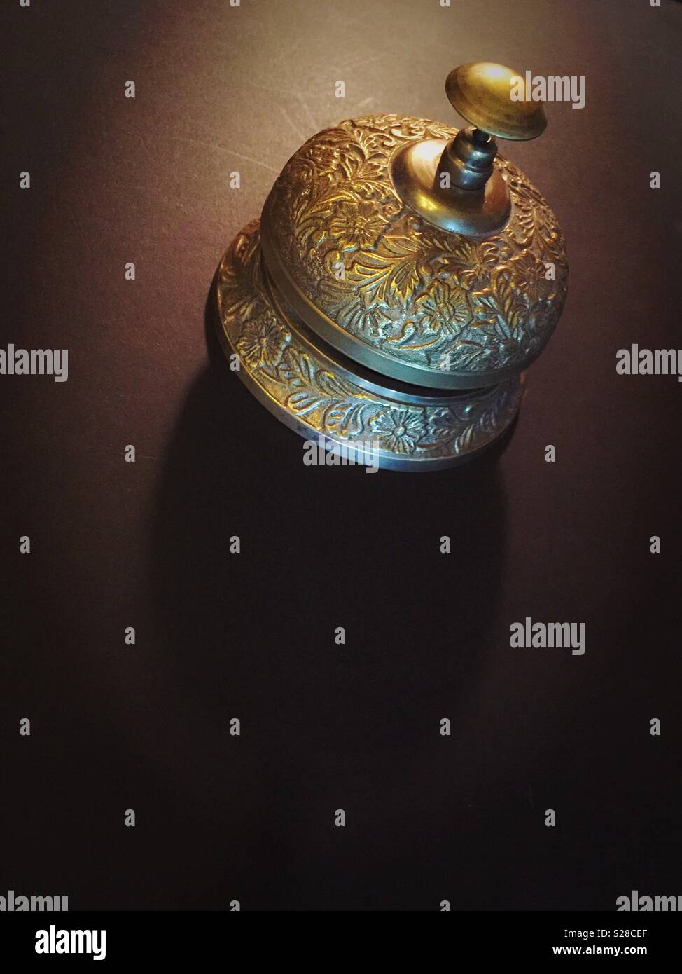Vintage Hotel service bell, USA Stock Photo - Alamy