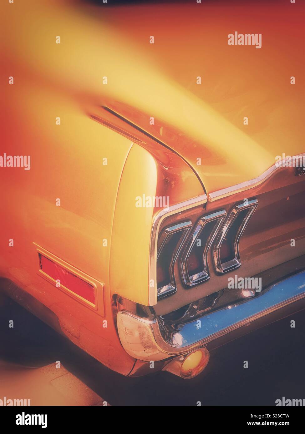 The rear of a Ford Mustang car Stock Photo - Alamy