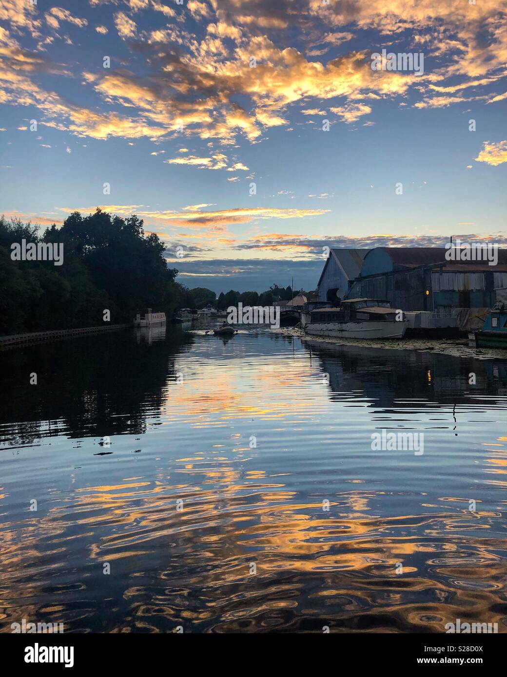 Reflections in the water Stock Photo - Alamy