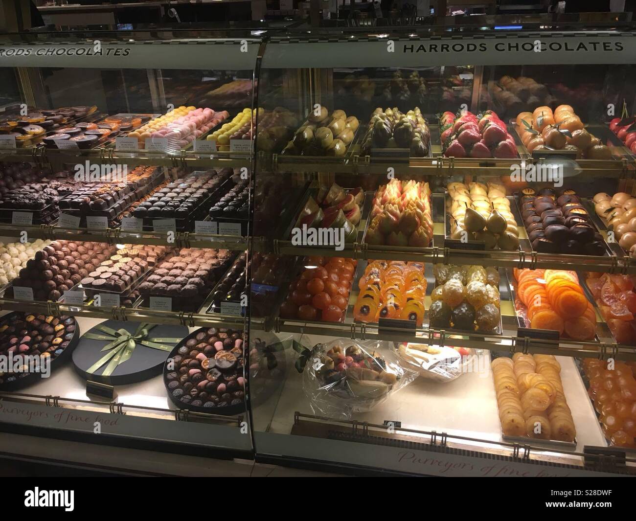 Delicious chocolates in Harrods Stock Photo - Alamy