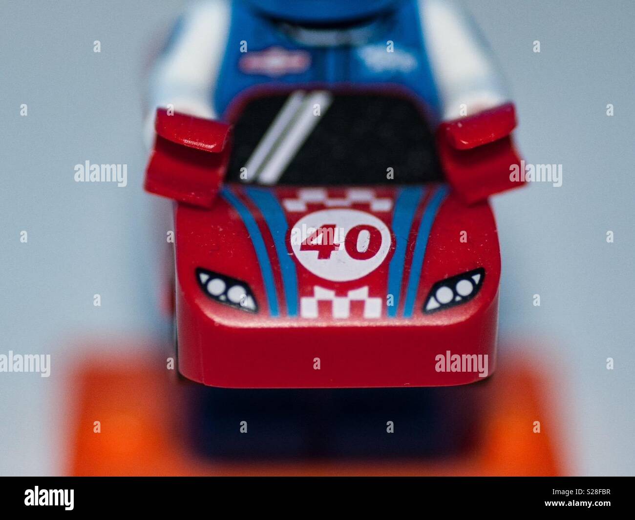 Lego racing car number 40 Stock Photo - Alamy