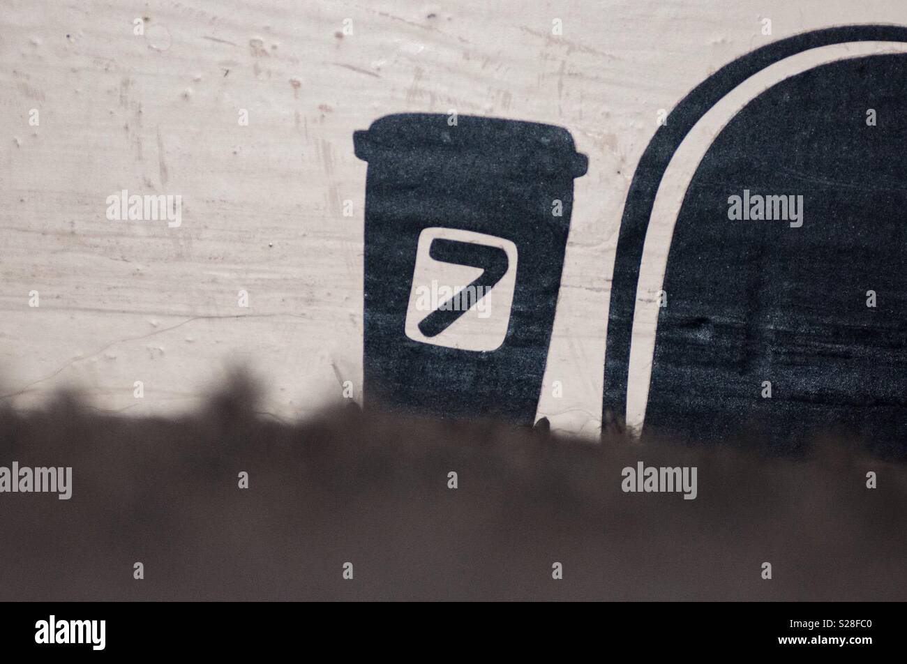 Bin sticker hi-res stock photography and images - Alamy