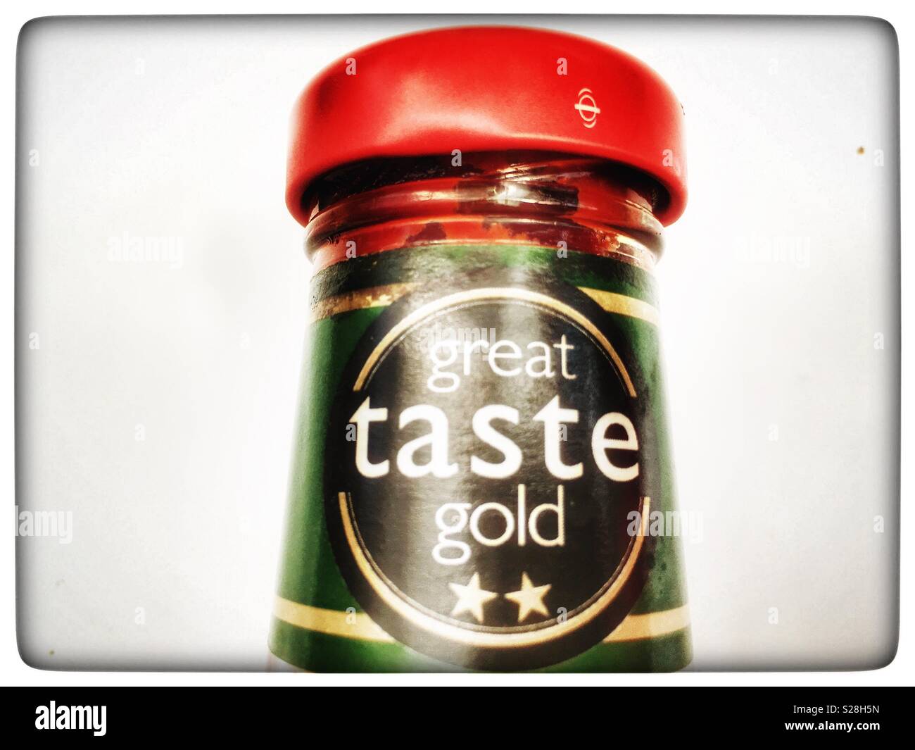 Great taste Gold label Stock Photo - Alamy