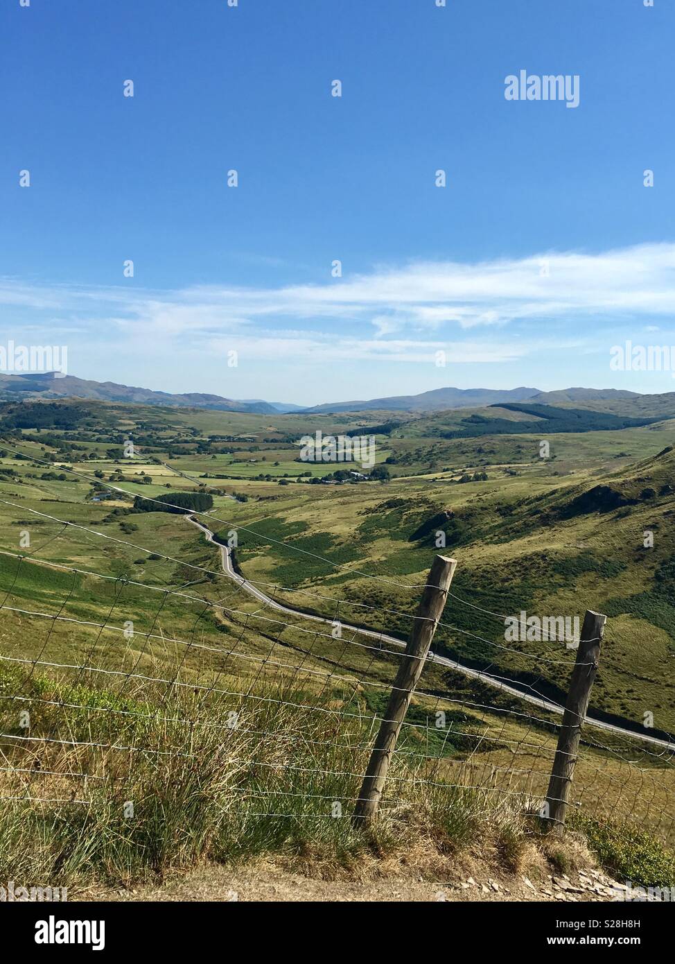 Summertime in the Welsh Countryside Stock Photo - Alamy