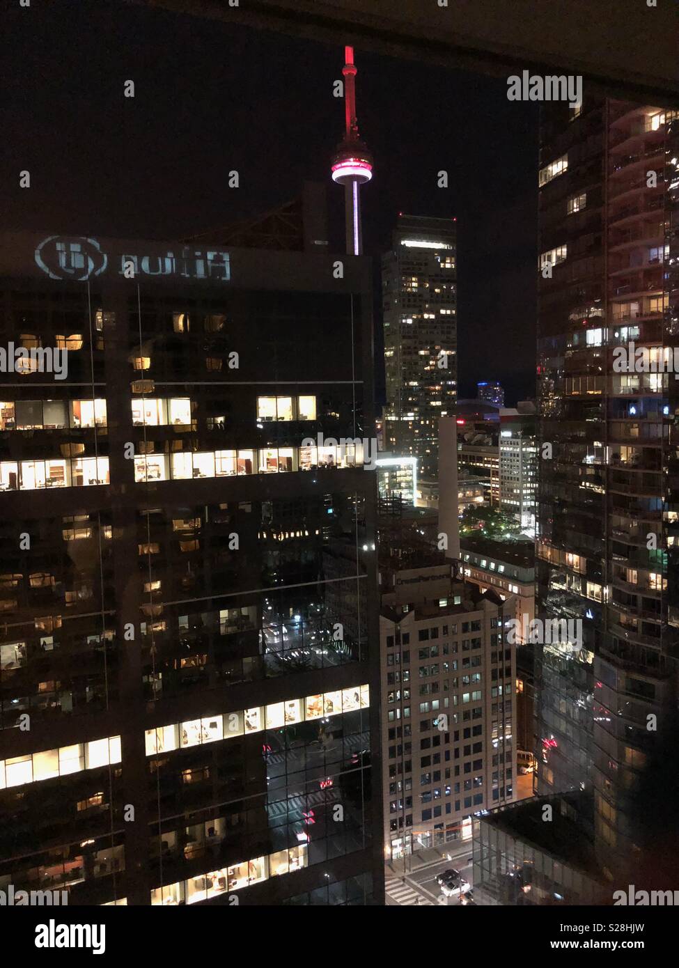 The lights of Toronto Stock Photo - Alamy