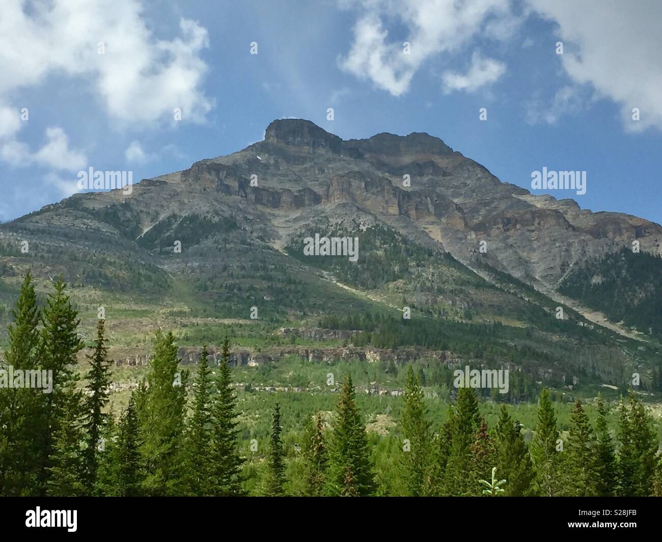 Alberta BC border Stock Photo - Alamy