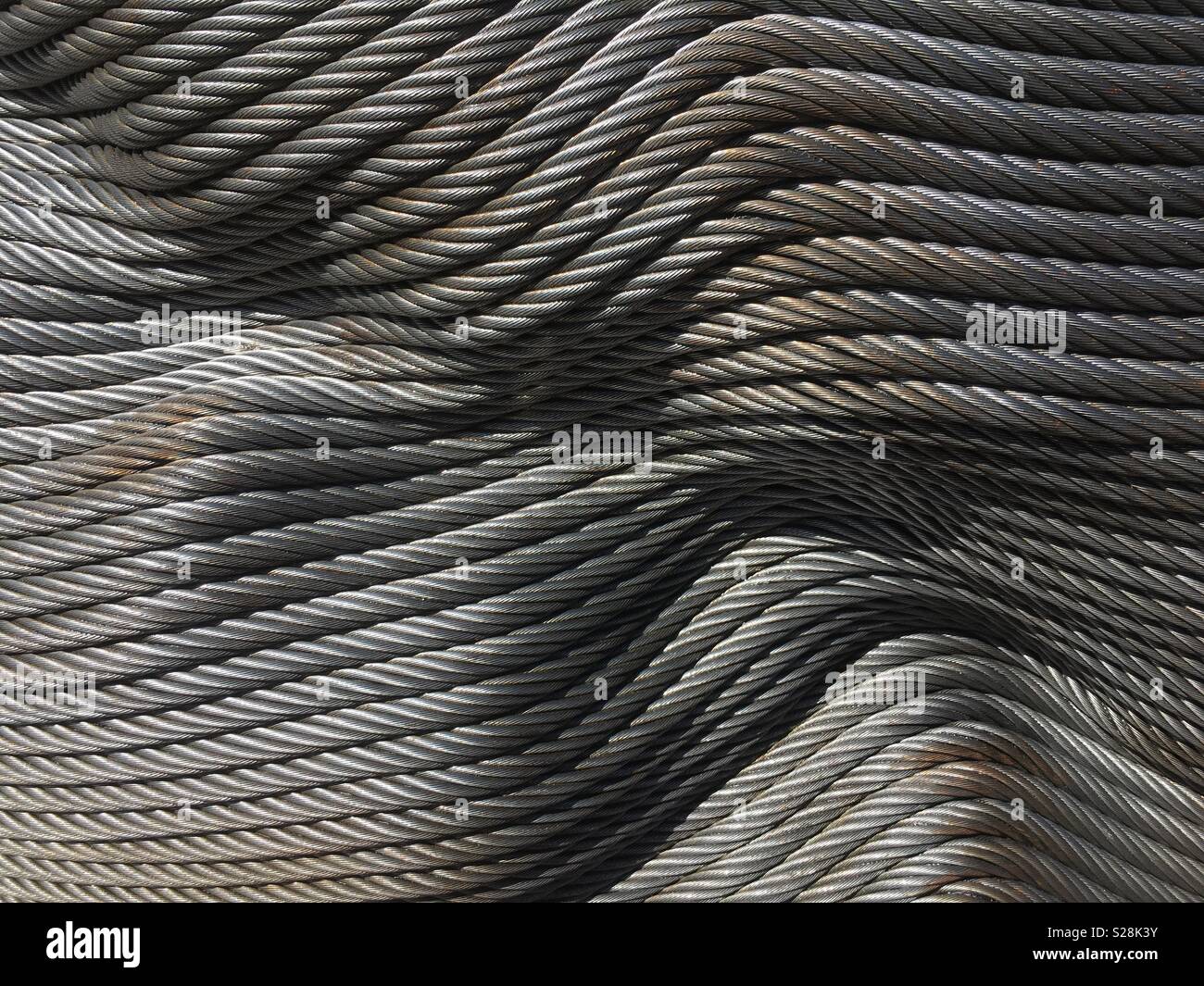 Wire Cable Background Stock Photo - Alamy