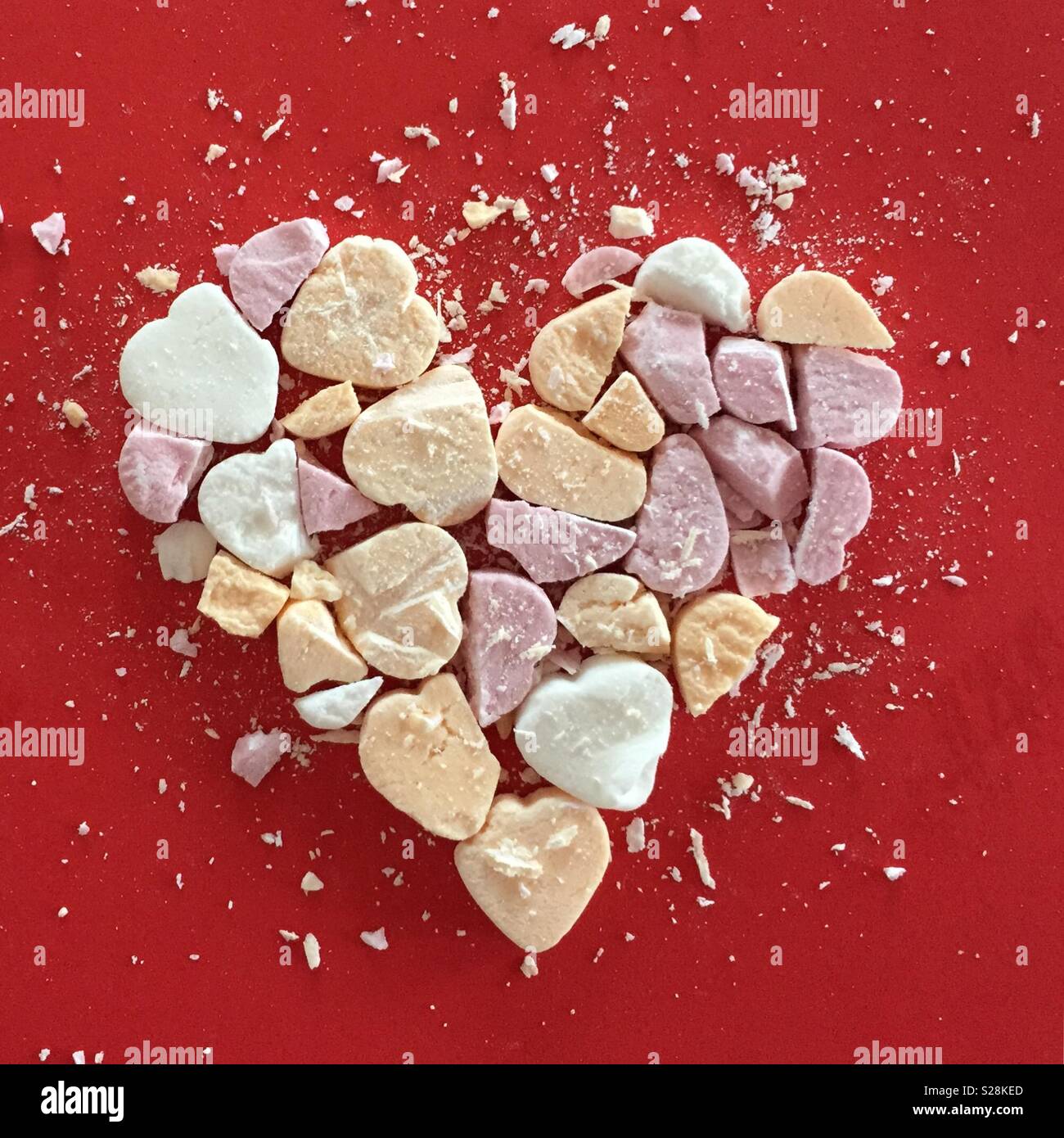 Broken Heart Candy High Resolution Stock Photography and Images - Alamy