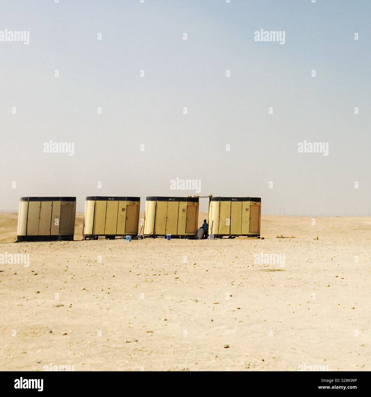 Public toilets at Pyramids Stock Photo - Alamy