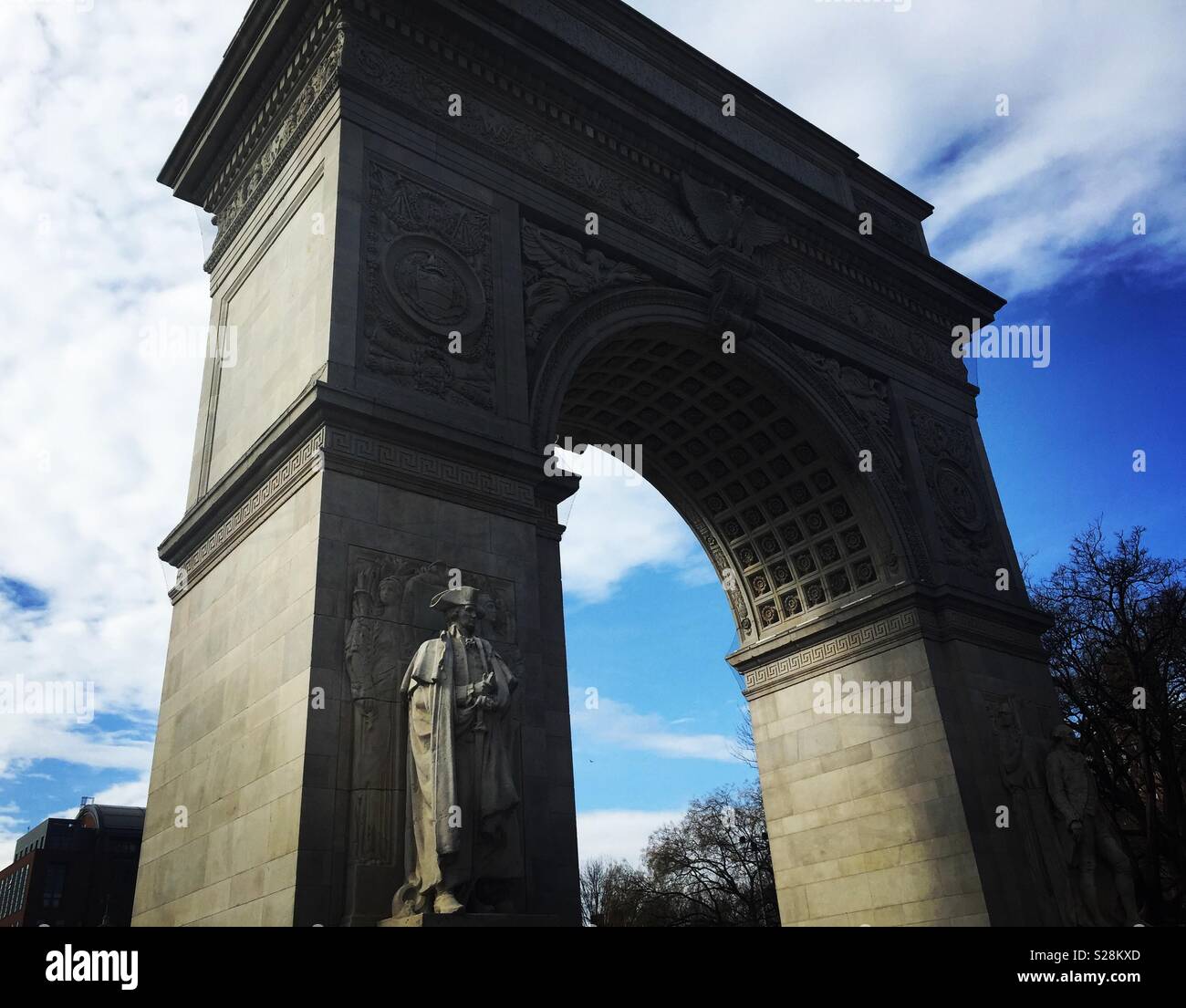 Washington square arch hi-res stock photography and images - Alamy