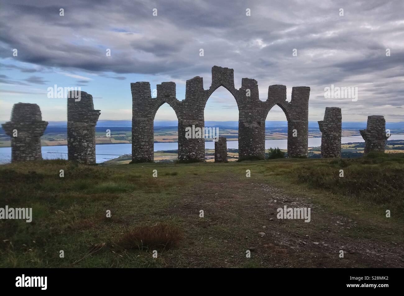Fyrish Monument on a day out Stock Photo - Alamy