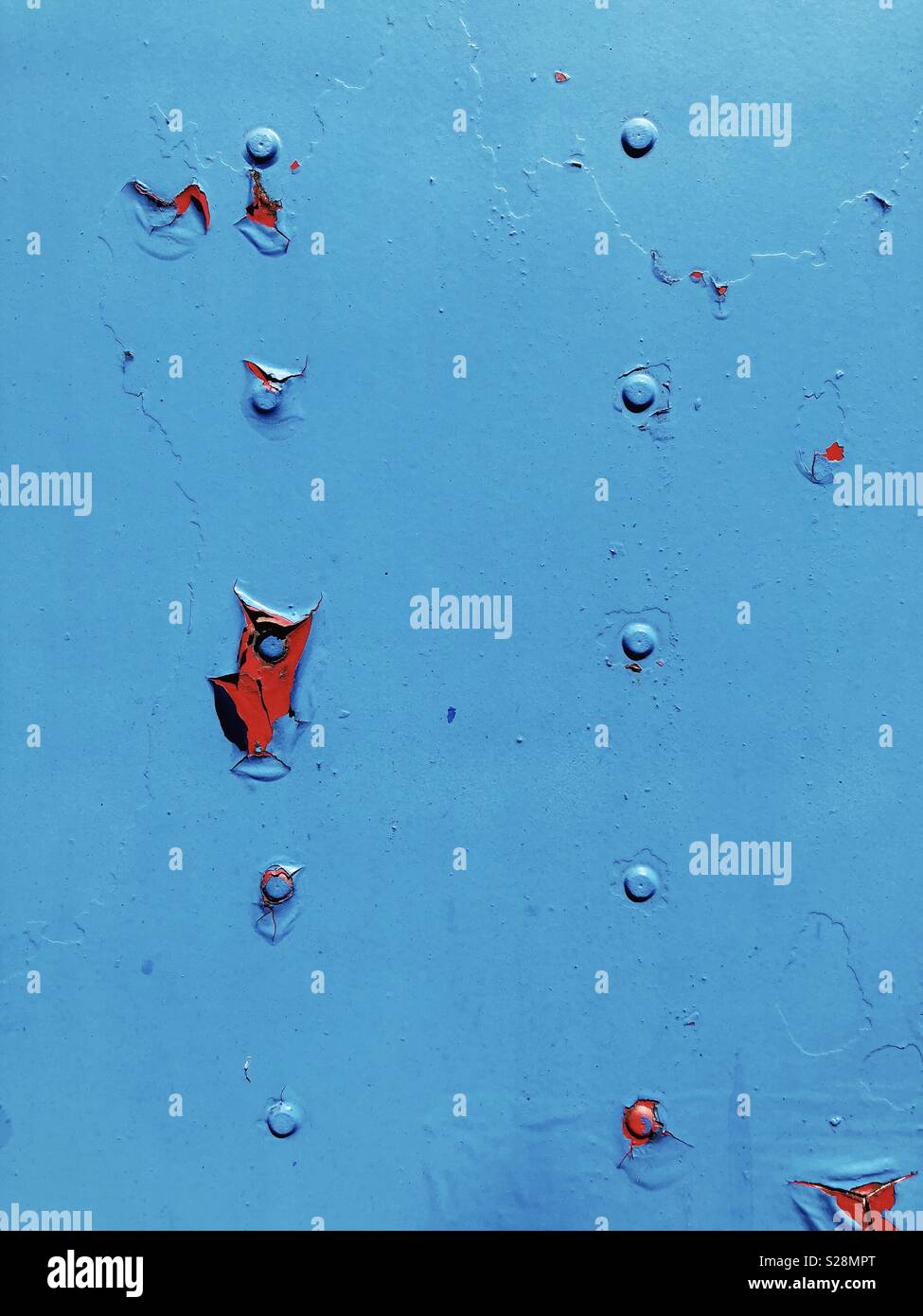 Old blue metal Stock Photo - Alamy