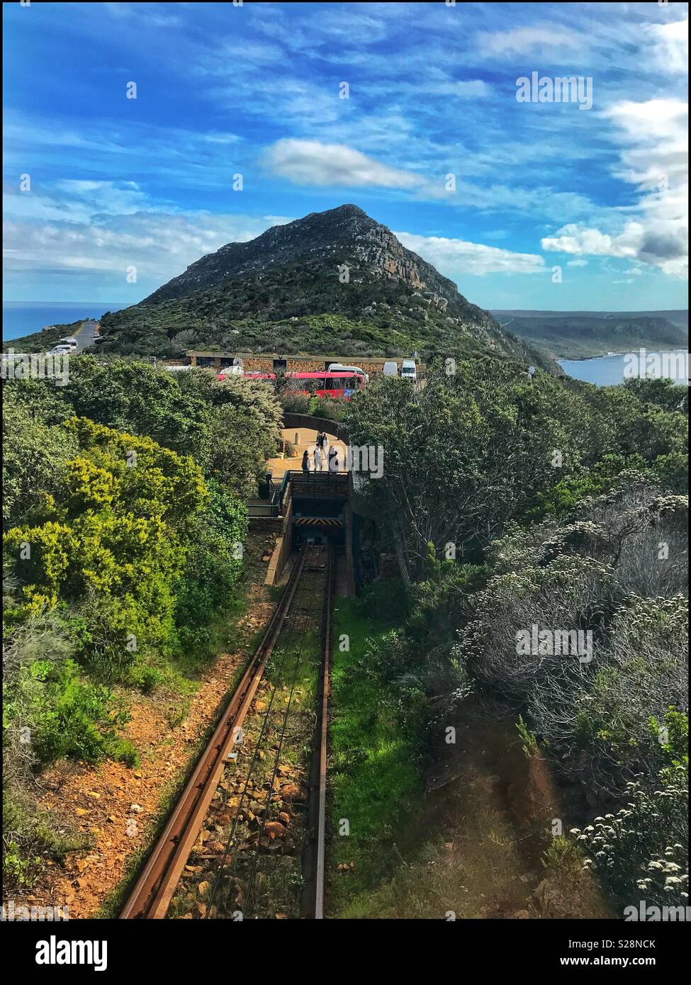 Panoramic views from the Flying Dutchman funicular at Cape Point, Cape ...