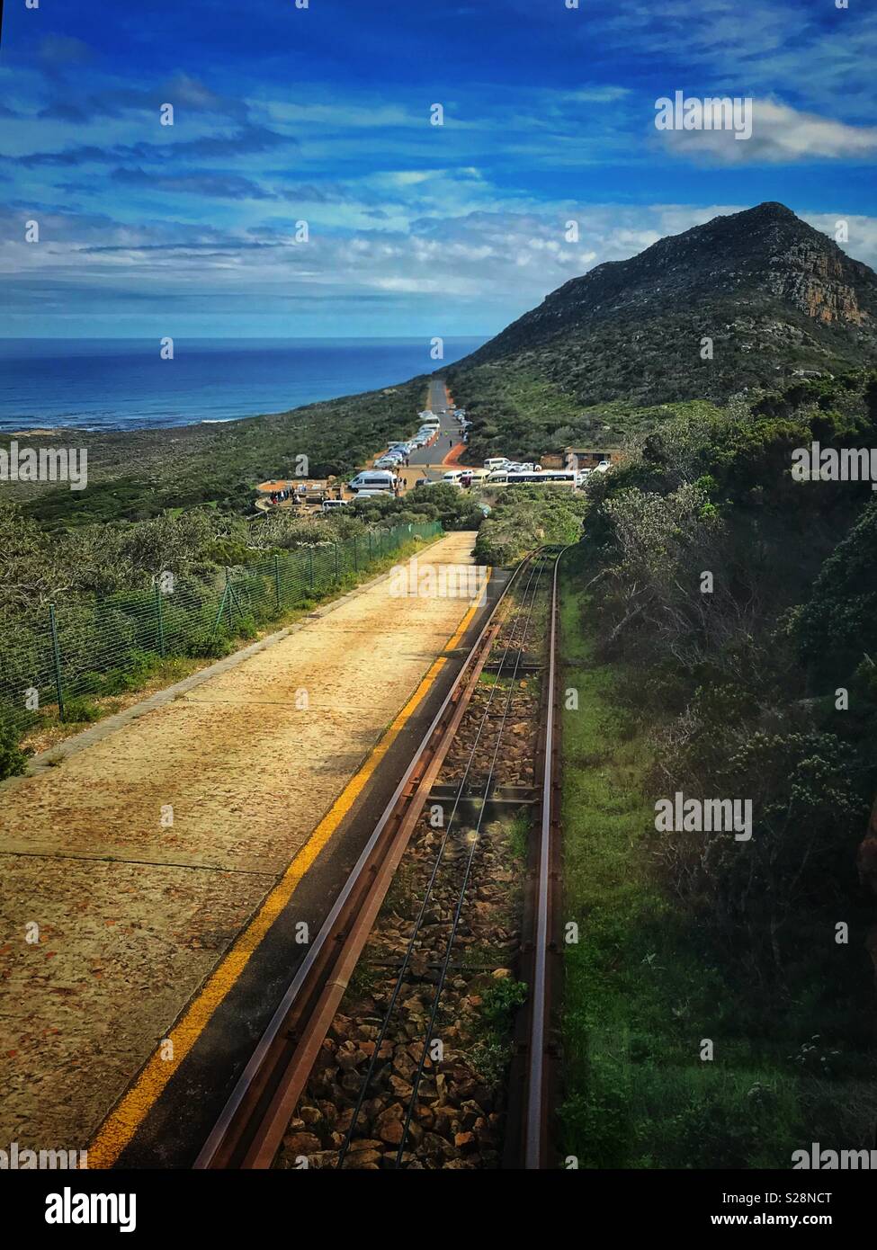 Panoramic views from the Flying Dutchman funicular at Cape Point, Cape ...