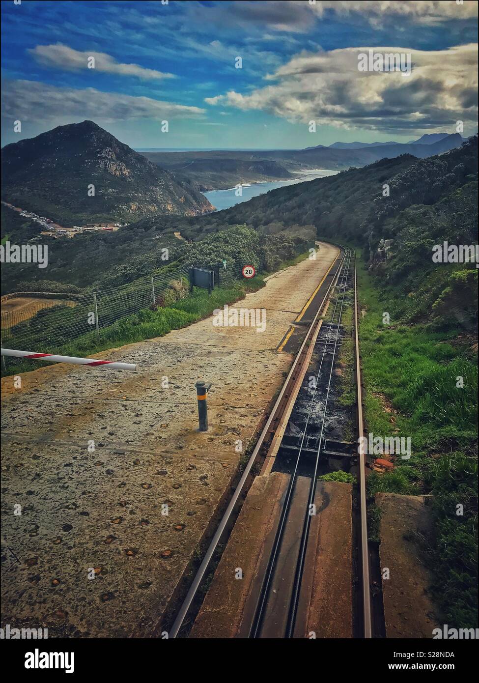 Panoramic views from the Flying Dutchman funicular at Cape Point, Cape ...