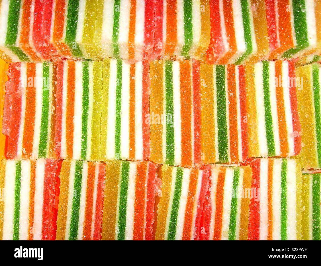 Stripy sweets hi-res stock photography and images - Alamy