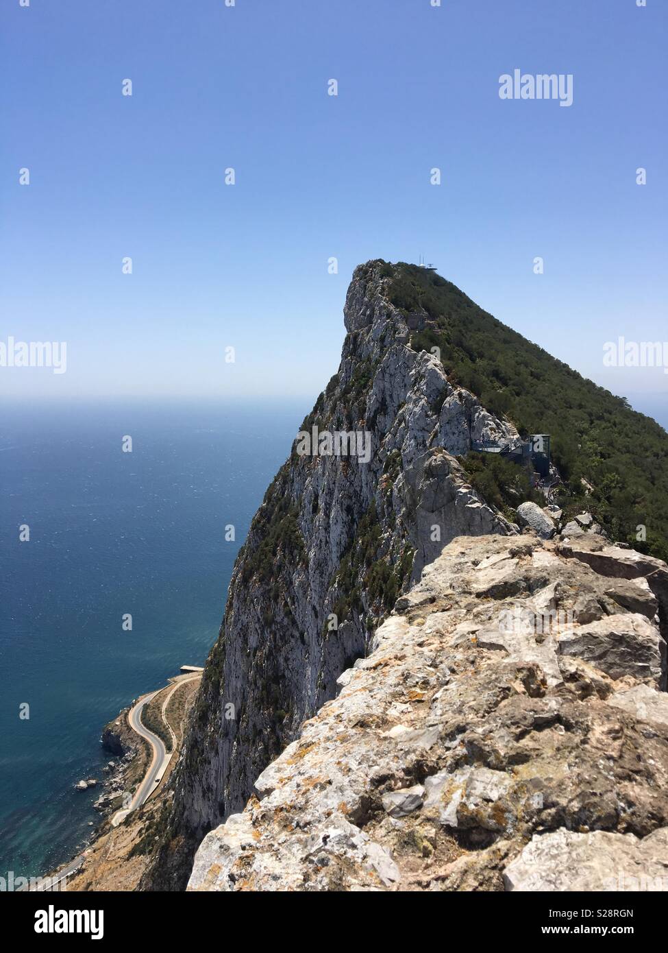 Rock of Gib Stock Photo - Alamy