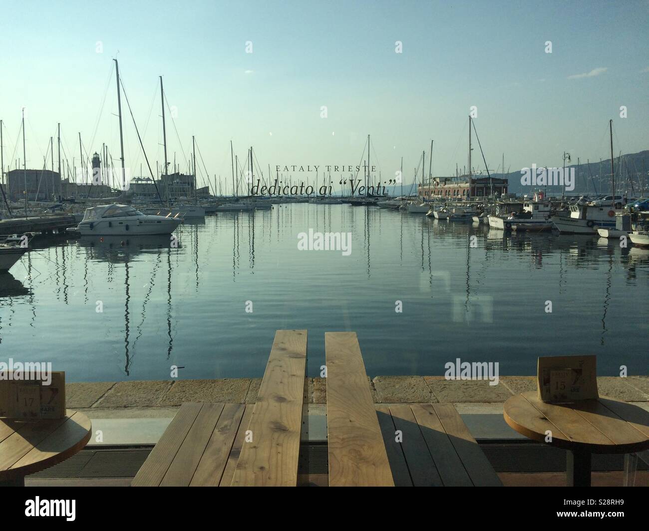 View from Eataly restaurant in Trieste, Italy Stock Photo - Alamy