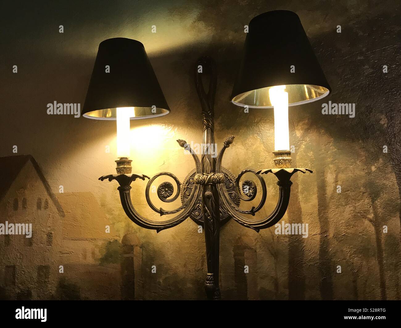 Antique lighting fixture Stock Photo - Alamy