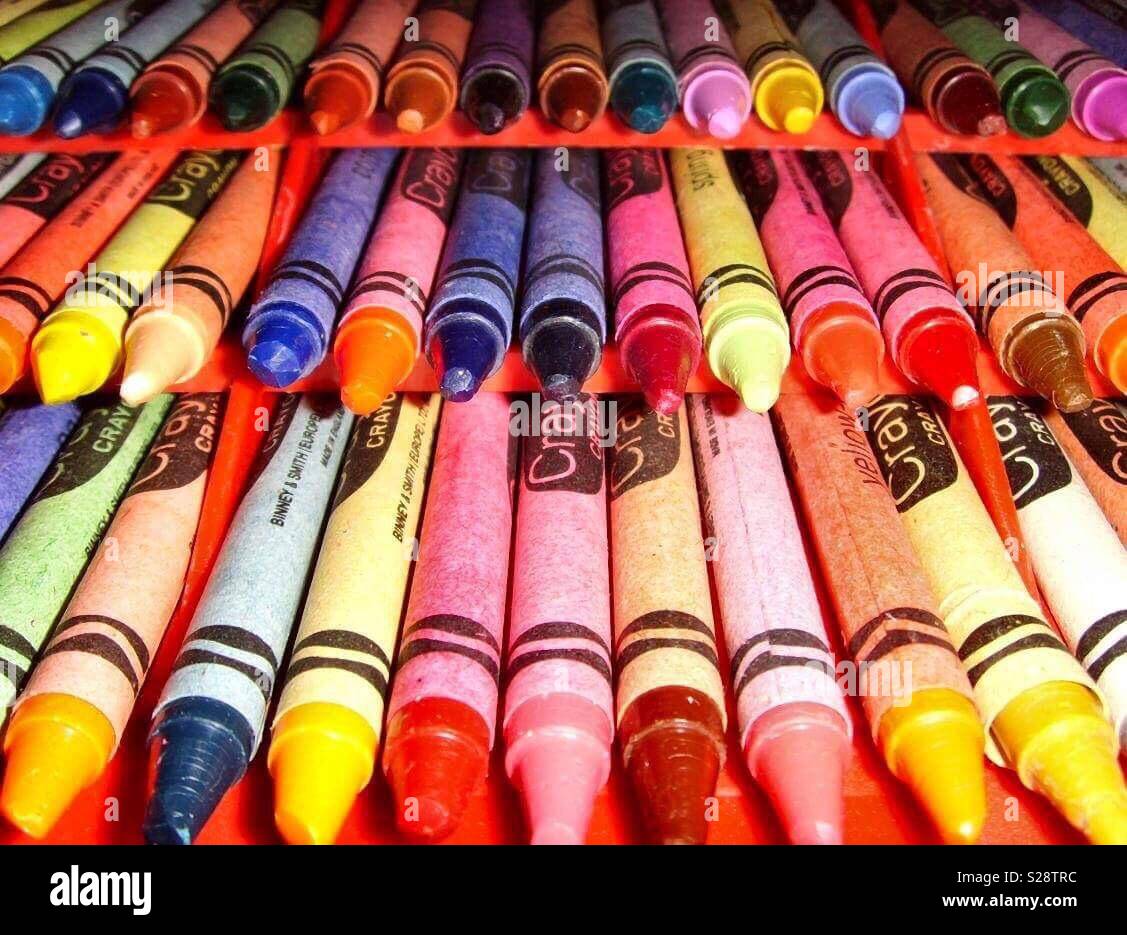 Crayola wax hi-res stock photography and images - Alamy