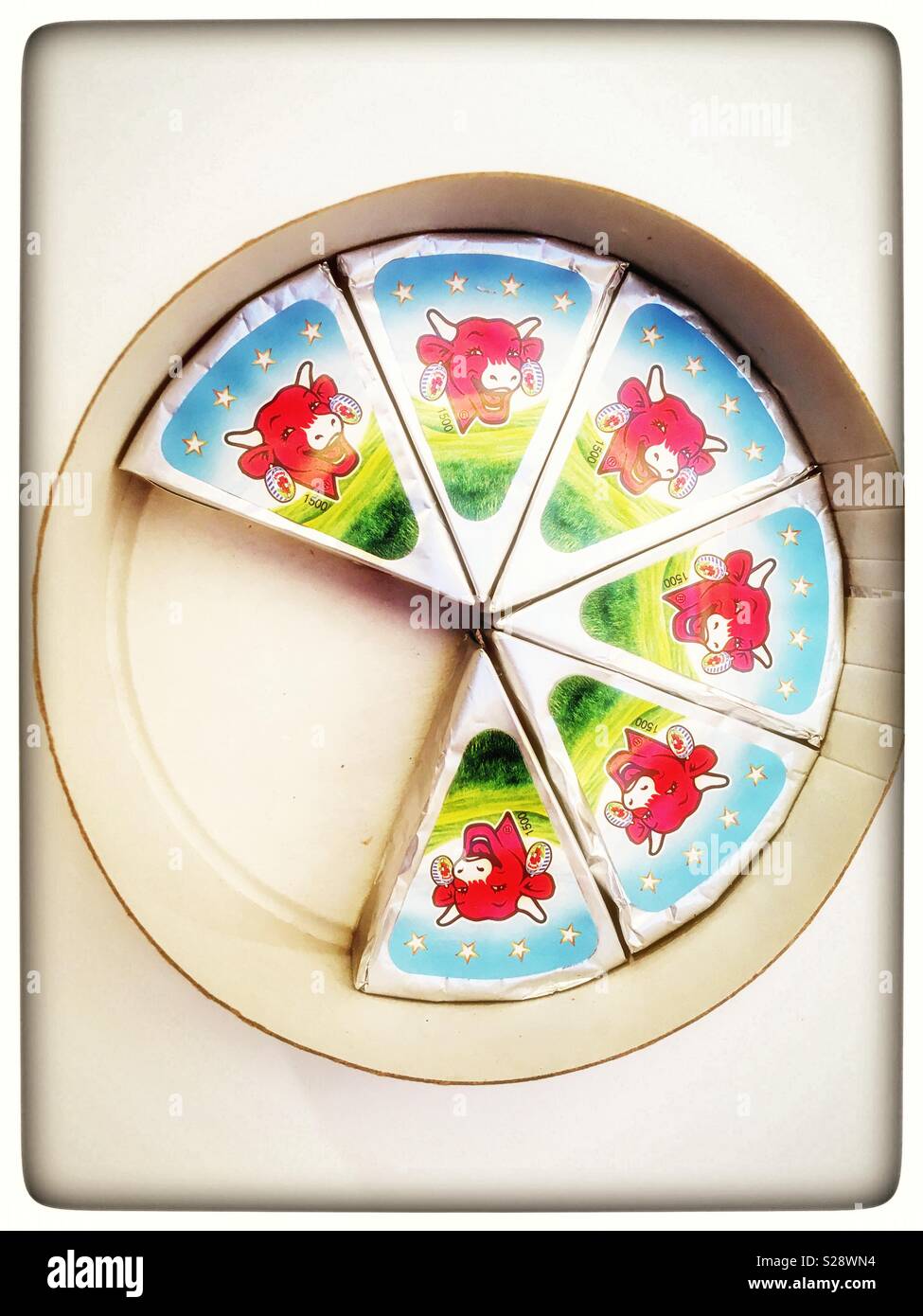 Laughing Cow cheeses Stock Photo - Alamy