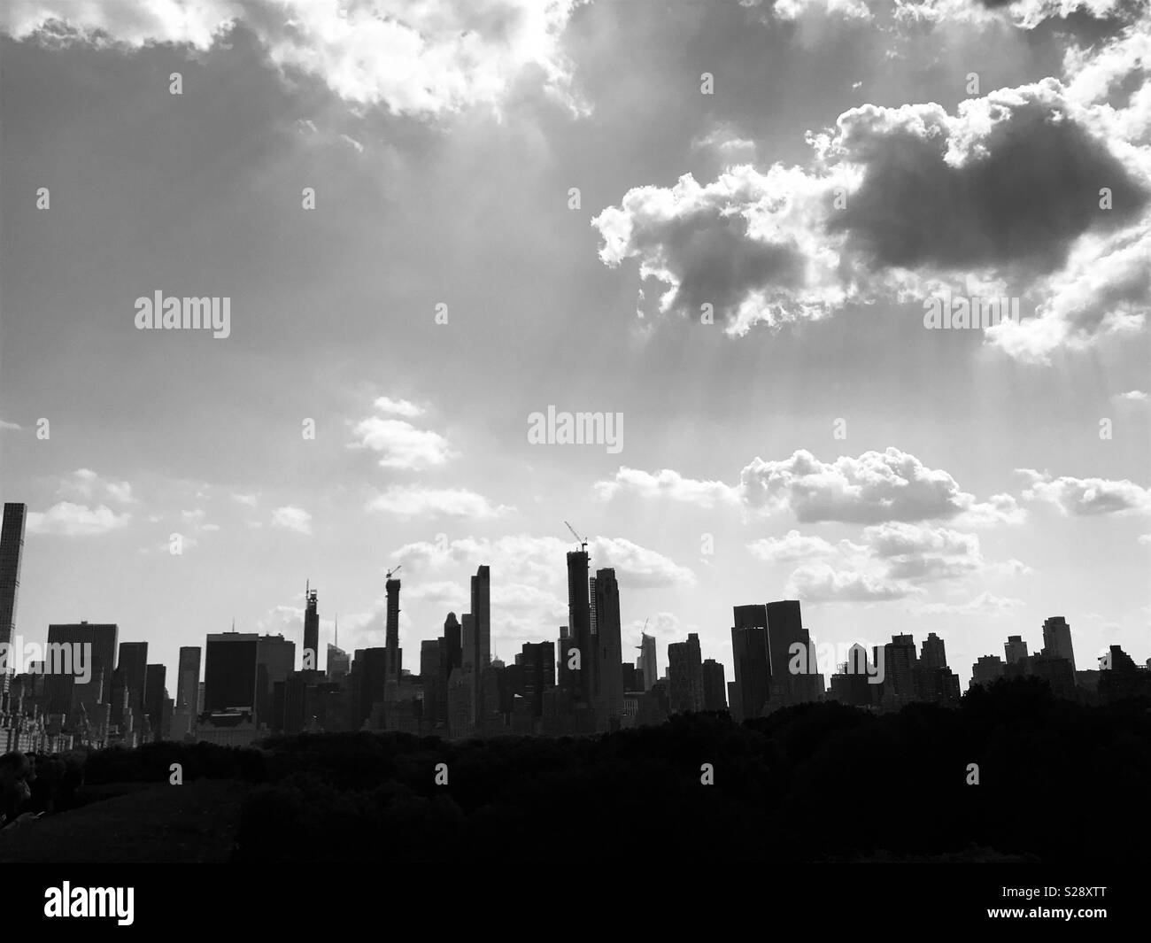 Dramatic Manhattan skyline Stock Photo - Alamy