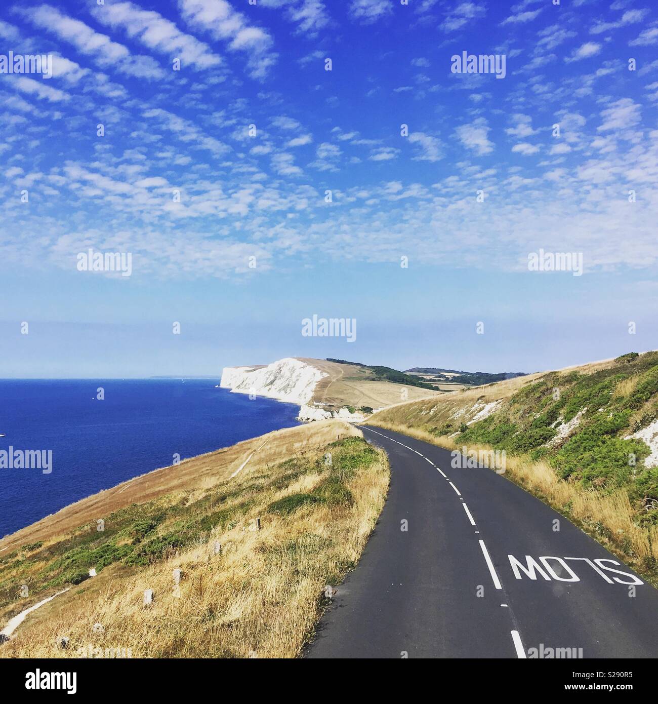 Seaside sky road hi-res stock photography and images - Alamy
