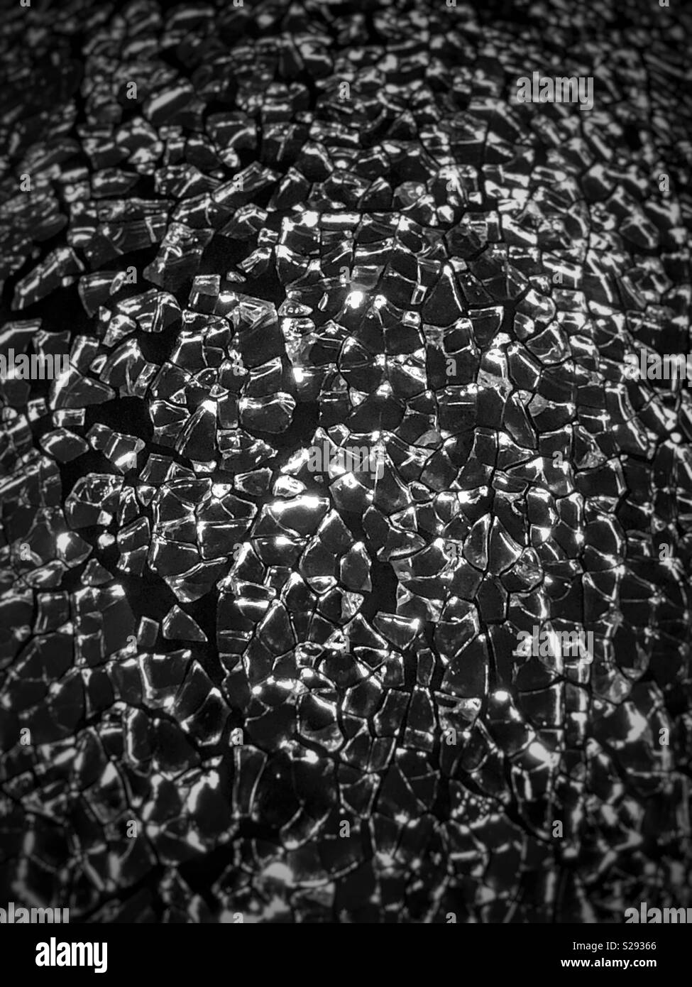 Broken glass and lights Stock Photo - Alamy