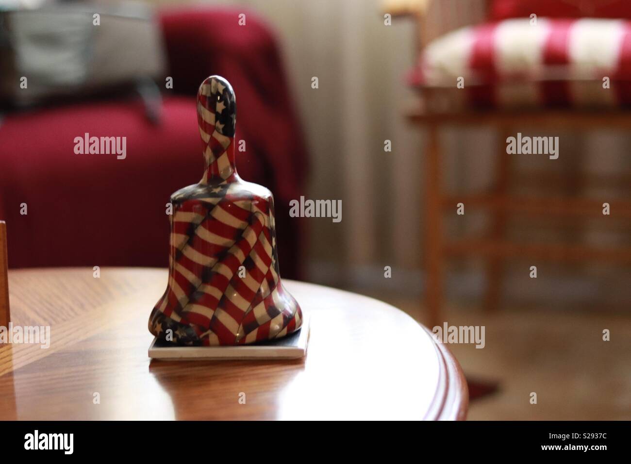 American flag bell Stock Photo - Alamy