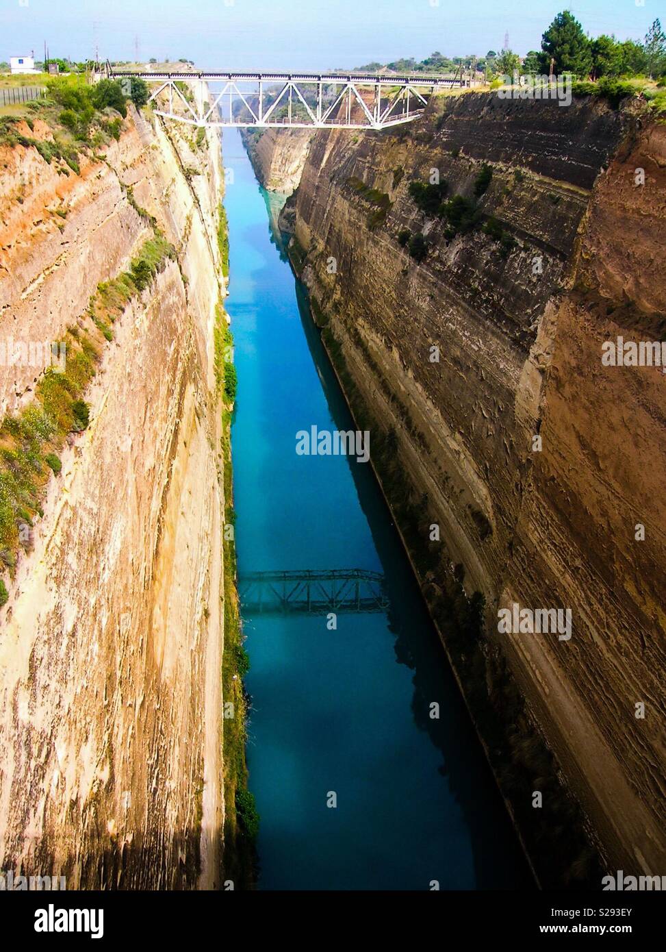 Corinth canal, Greece Stock Photo - Alamy
