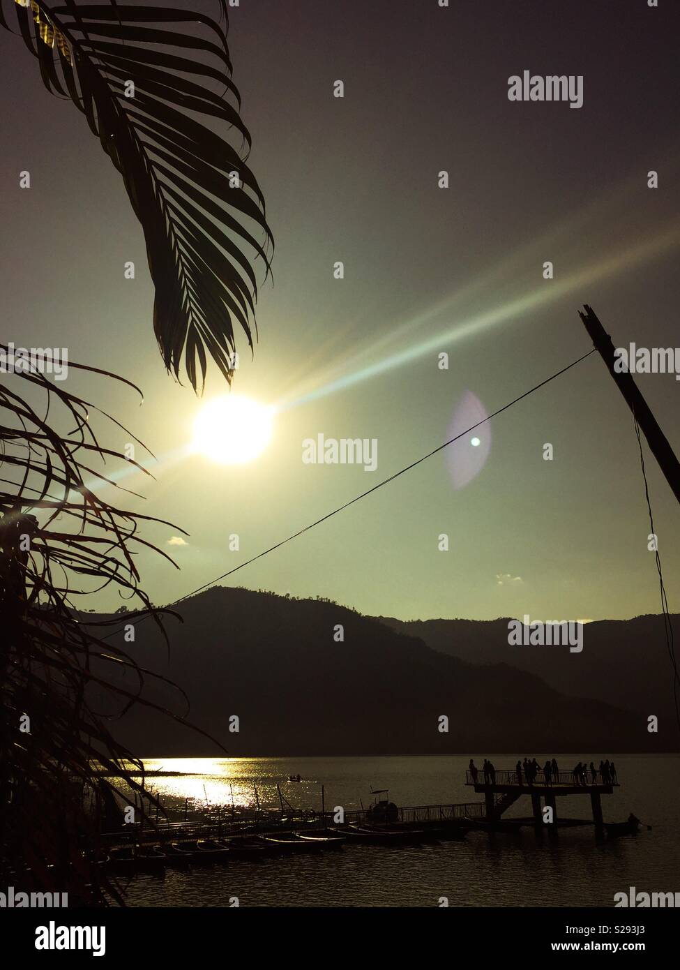 Lake Fewa, Pokhara, Nepal Stock Photo - Alamy