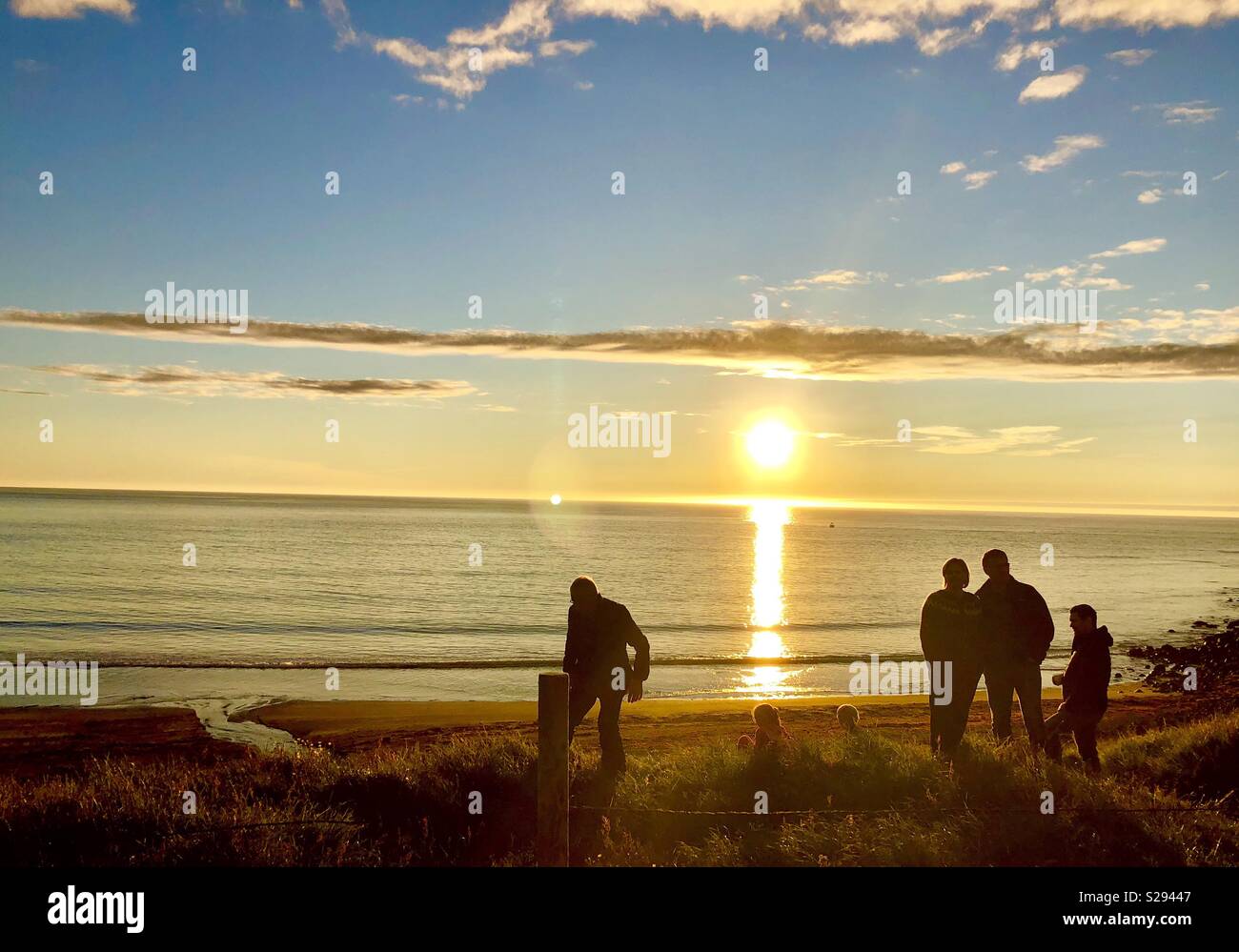 Midnight sunset light hi-res stock photography and images - Alamy