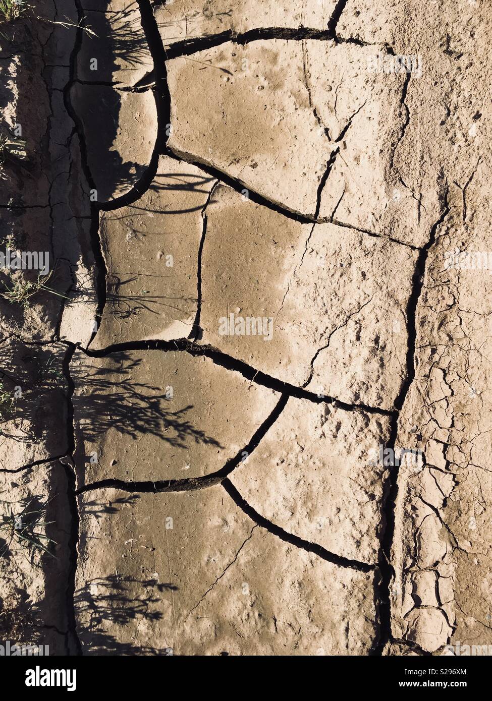 Cracked clay in a hot sunny day Stock Photo - Alamy