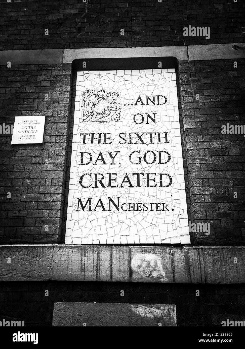 God created Manchester Stock Photo - Alamy