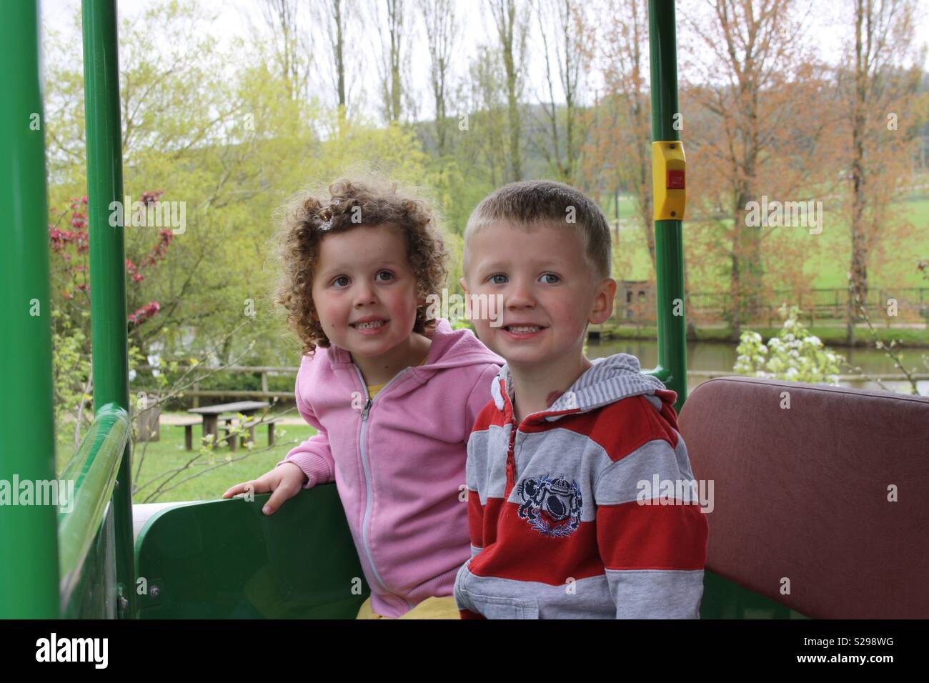 Boy Girl Bus High Resolution Stock Photography and Images - Alamy