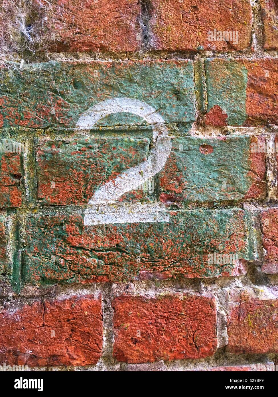 White lines on blue paint hi-res stock photography and images - Alamy