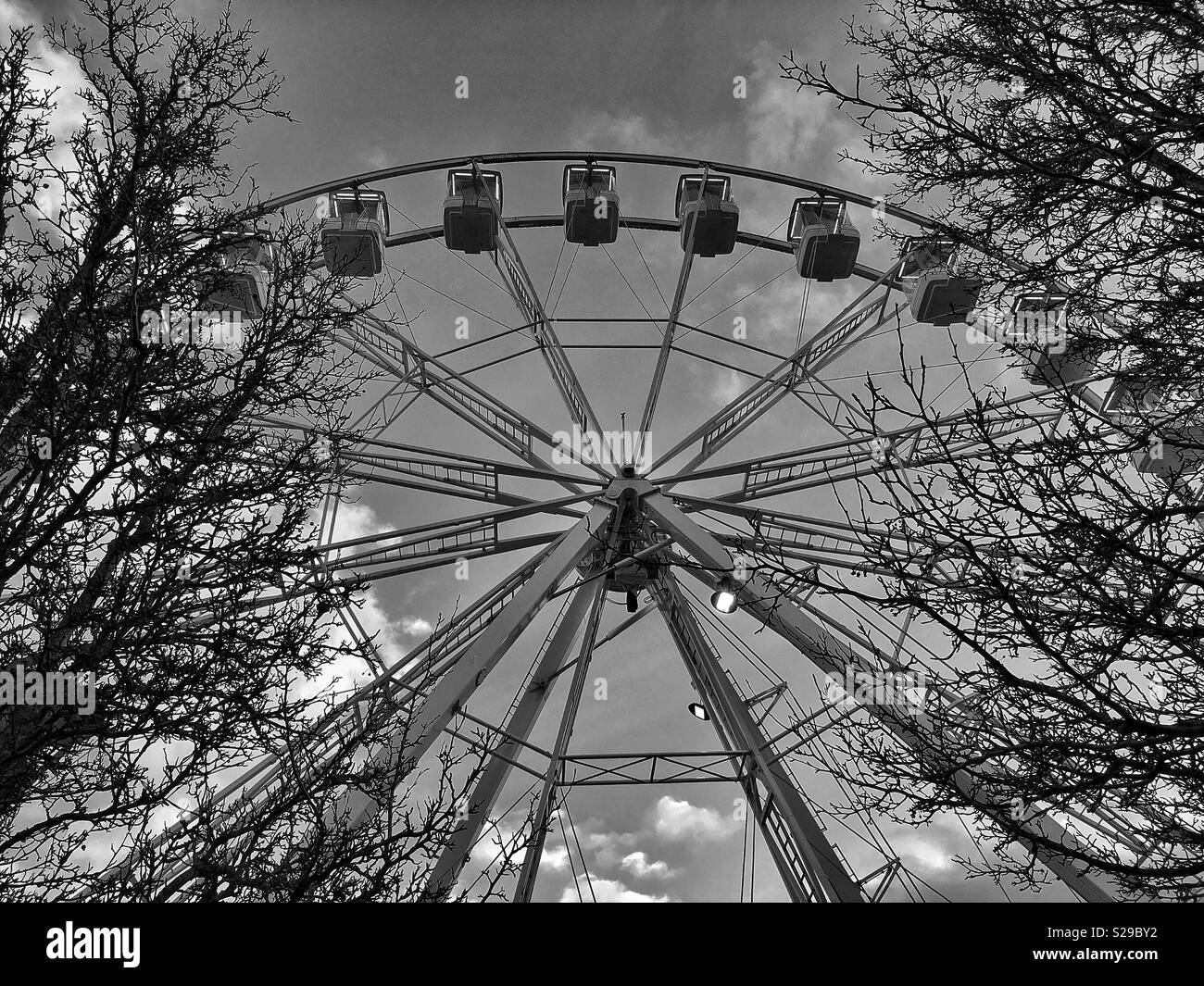 Ferris wheel bristol Black and White Stock Photos & Images - Alamy