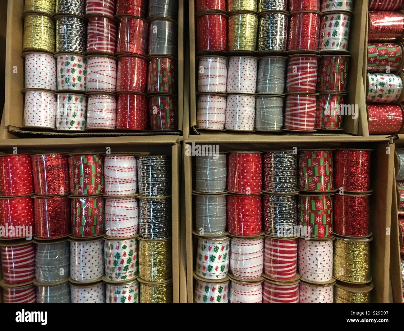 Rolls of ribbon hi-res stock photography and images - Alamy