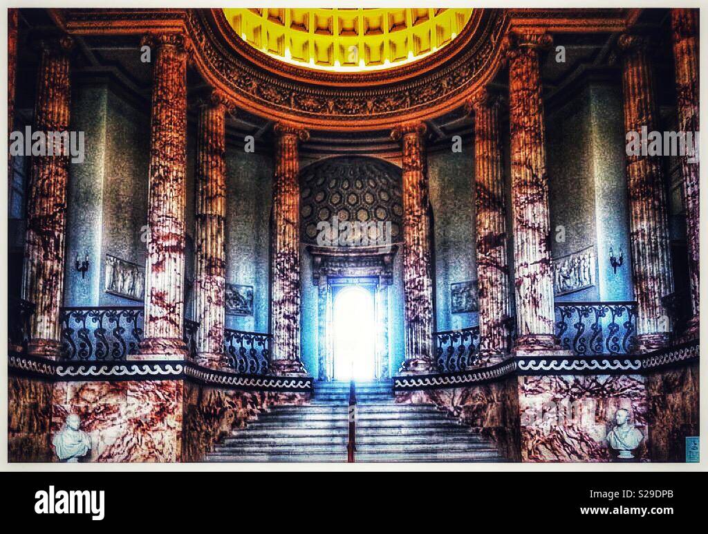 Inside of a beautiful building Stock Photo - Alamy