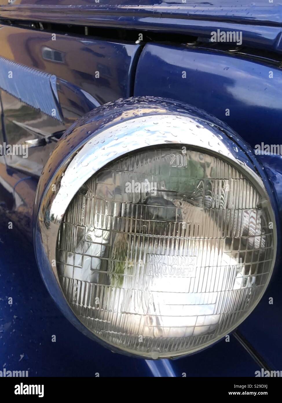 Old car light Stock Photo - Alamy