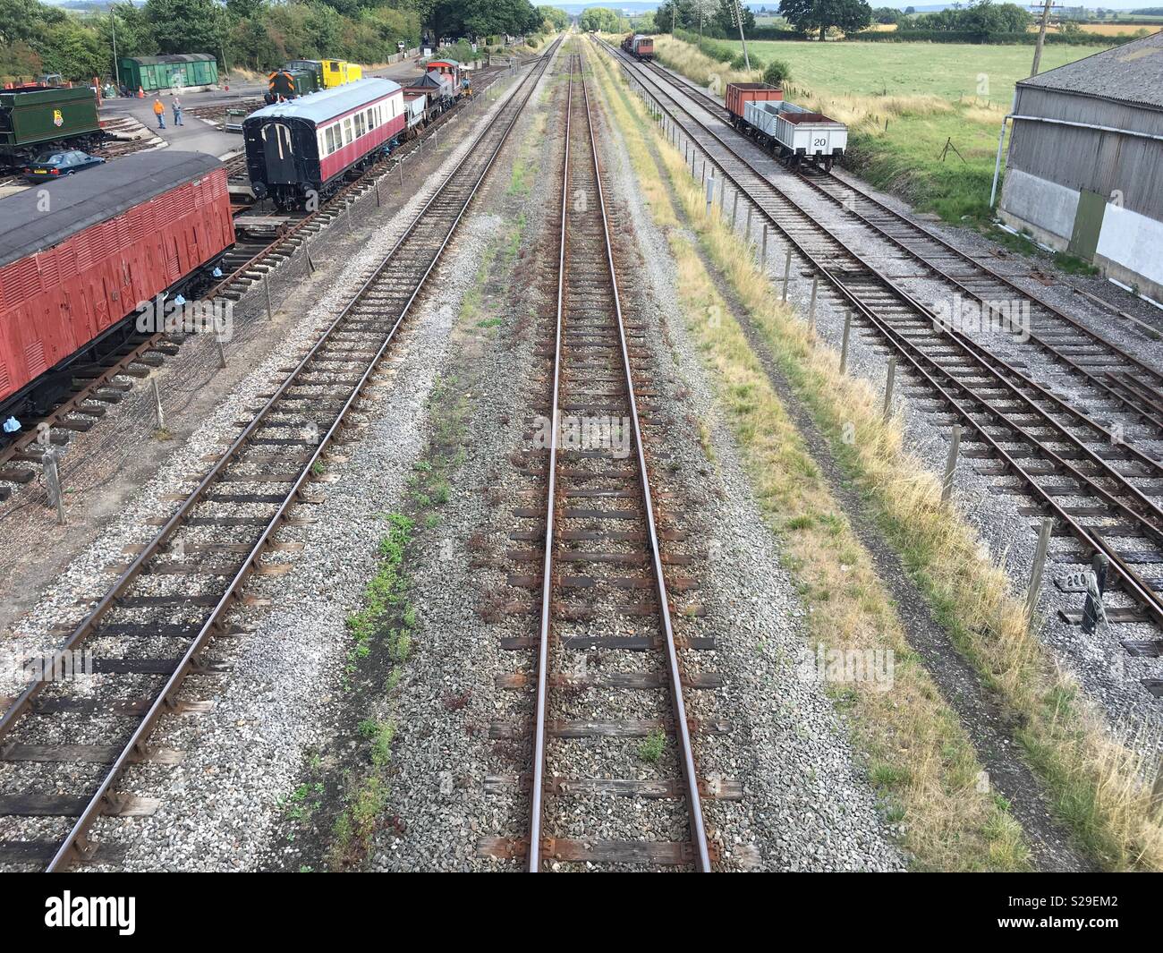 Old railway track hi-res stock photography and images - Alamy