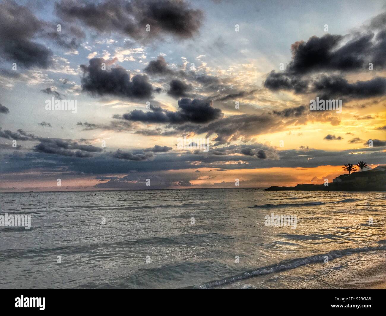 Sunrise over sea Stock Photo - Alamy