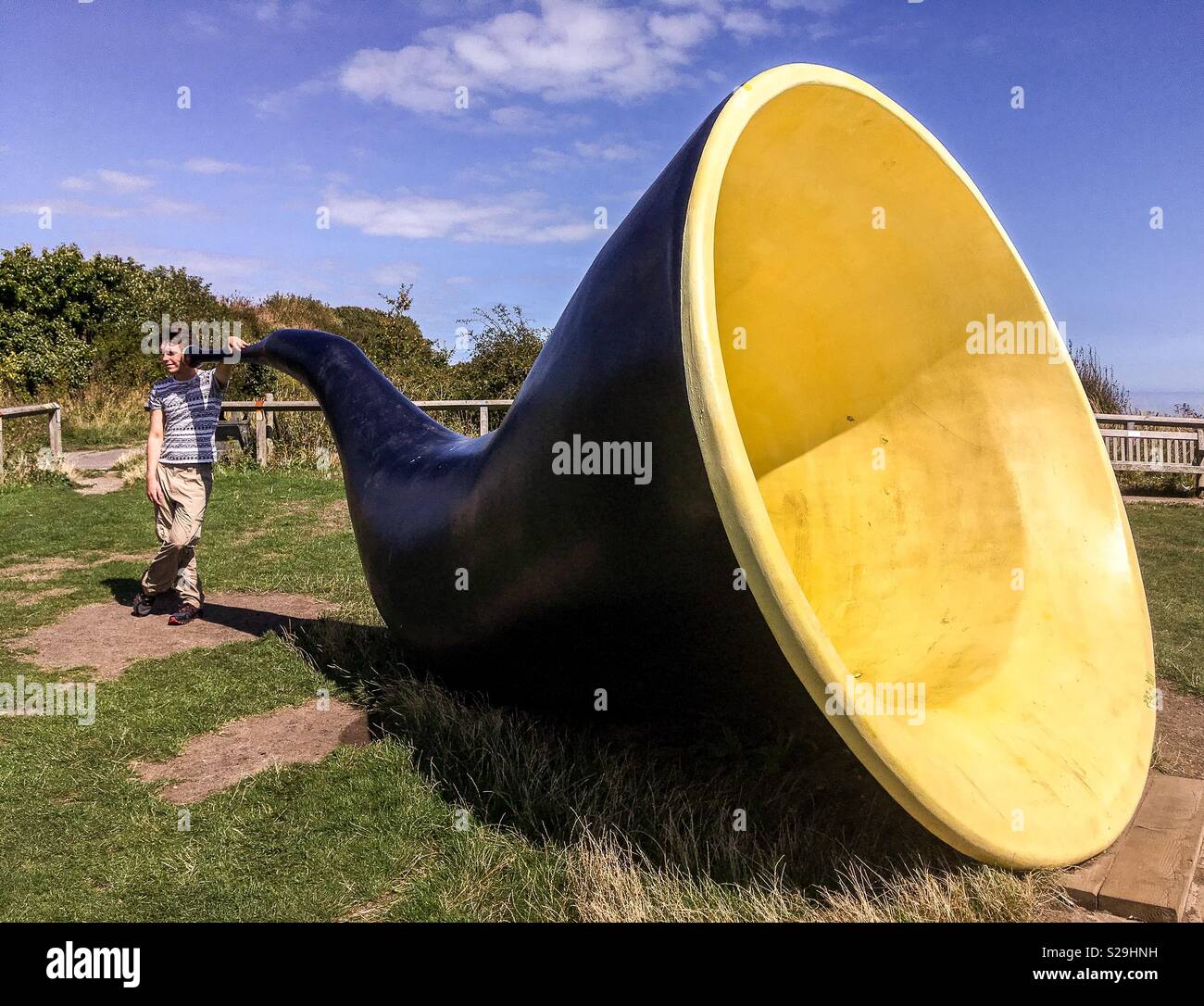 Giant Hearing Horn Stock Photo - Alamy