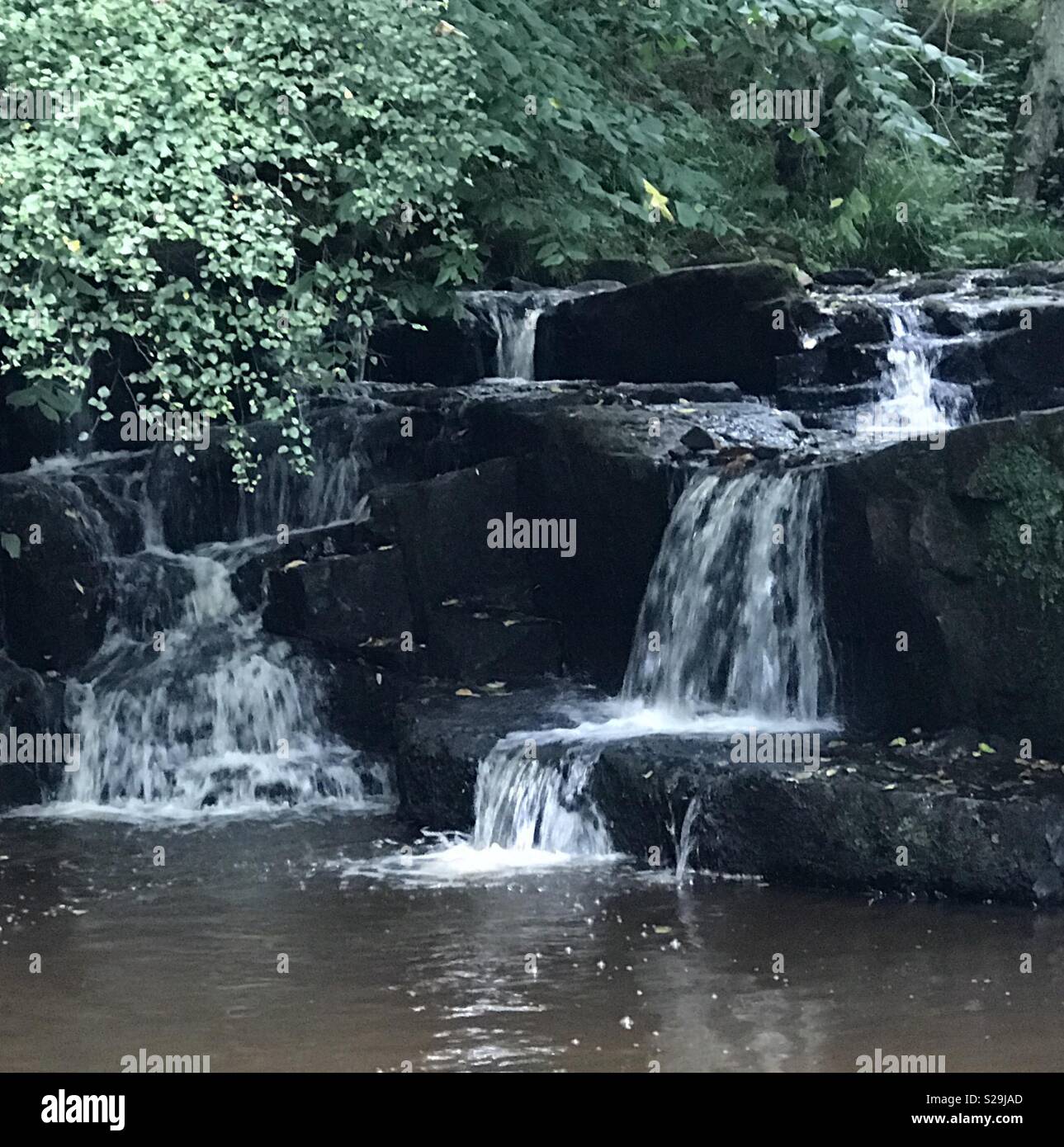 Serene waterfall hi-res stock photography and images - Alamy