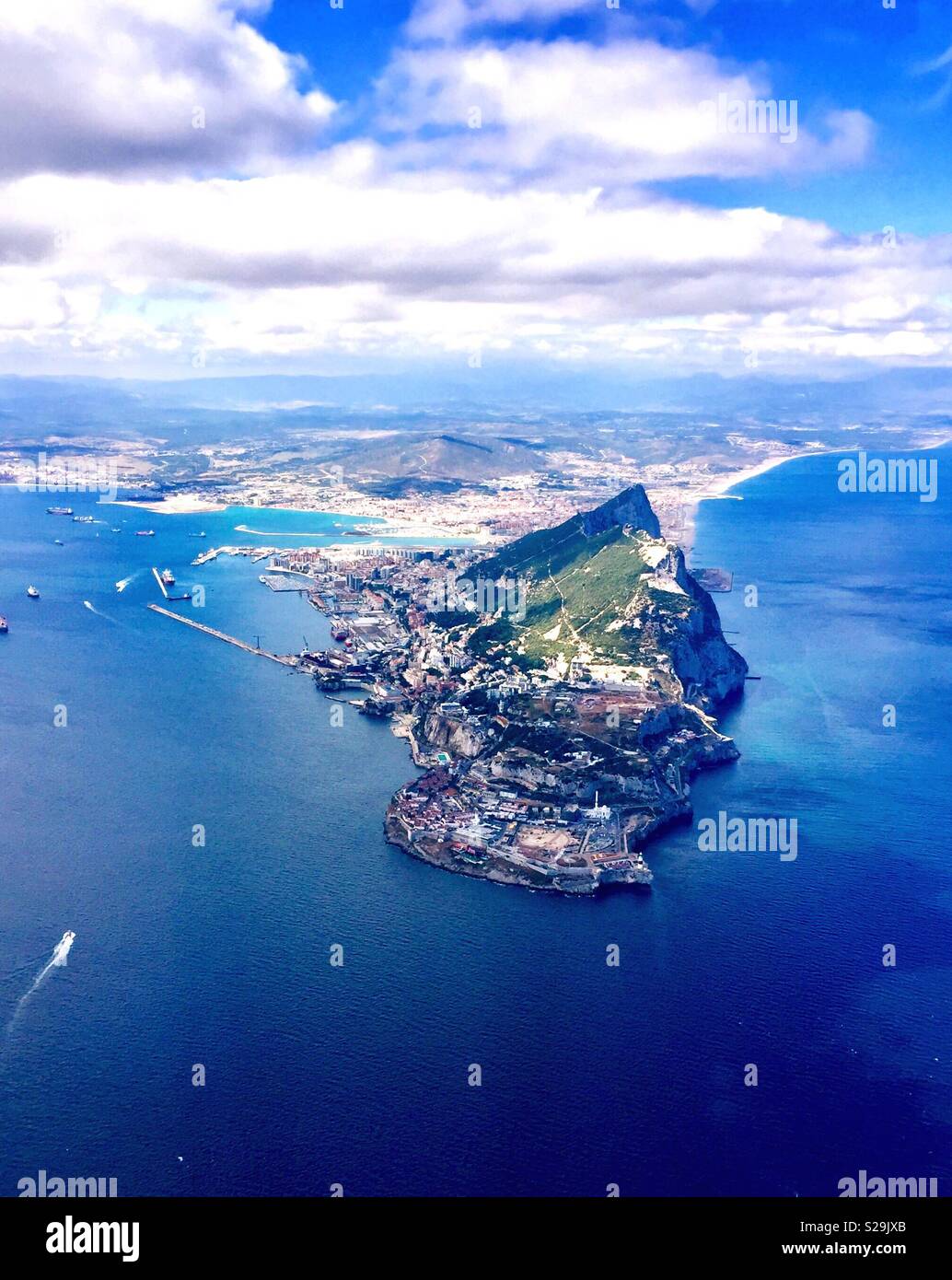 Gibraltar aerial hi-res stock photography and images - Alamy